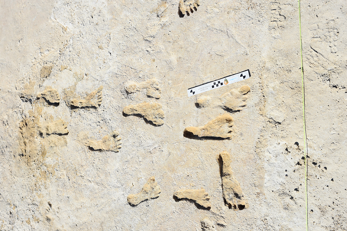 Fossil human footprints of 23,000 years found on White Sands
